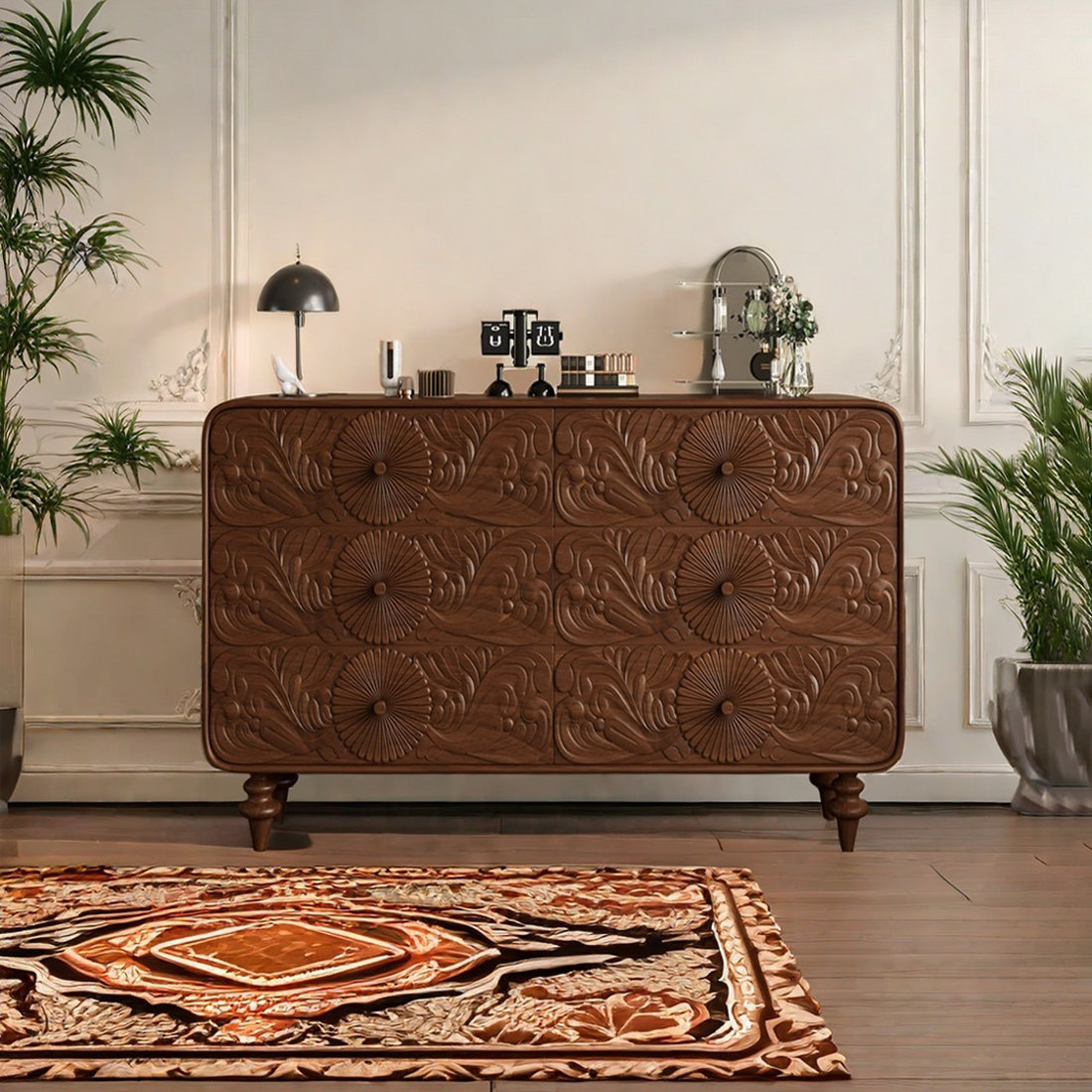 Liu's ink furniture Modern multi-functional decorative sideboard | Wayfair