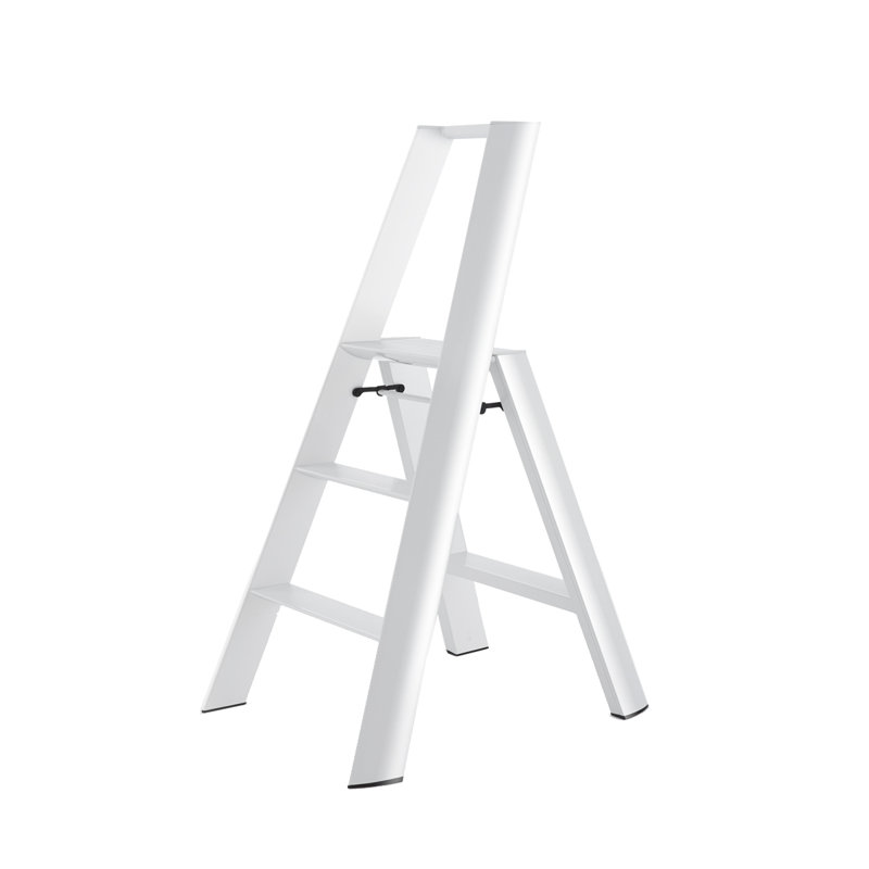 WFX Utility™ 3 - Step Aluminum Lightweight Folding Step Ladder ...
