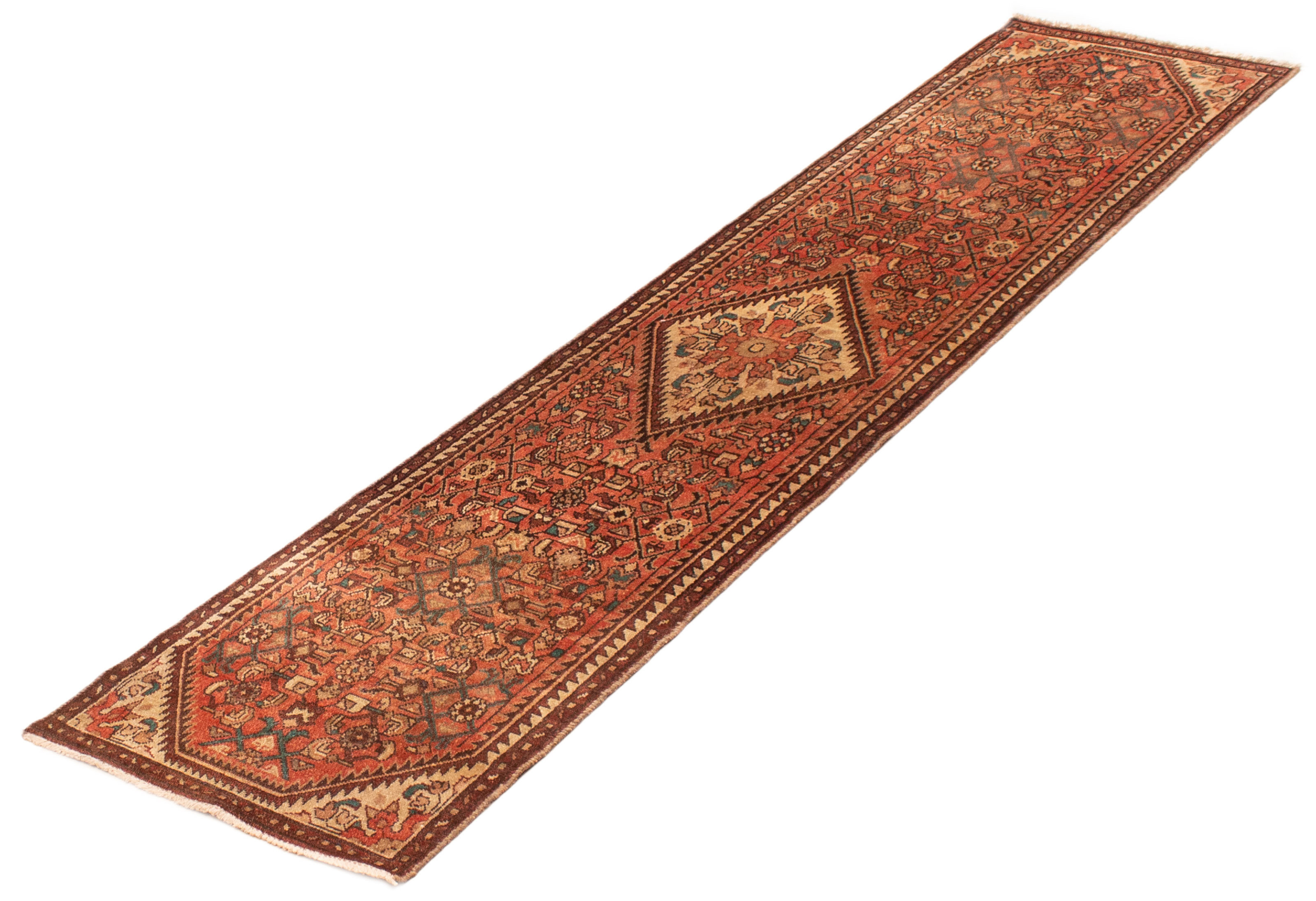 Bloomsbury Market Hand Knotted Andelz Copper Wool Rug 2'4" x 9'10 ...