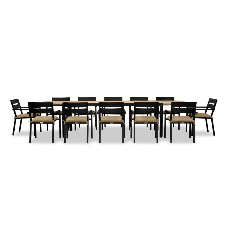 AllModern Eartha 12 - Person Patio Dining Set with Extendable ...