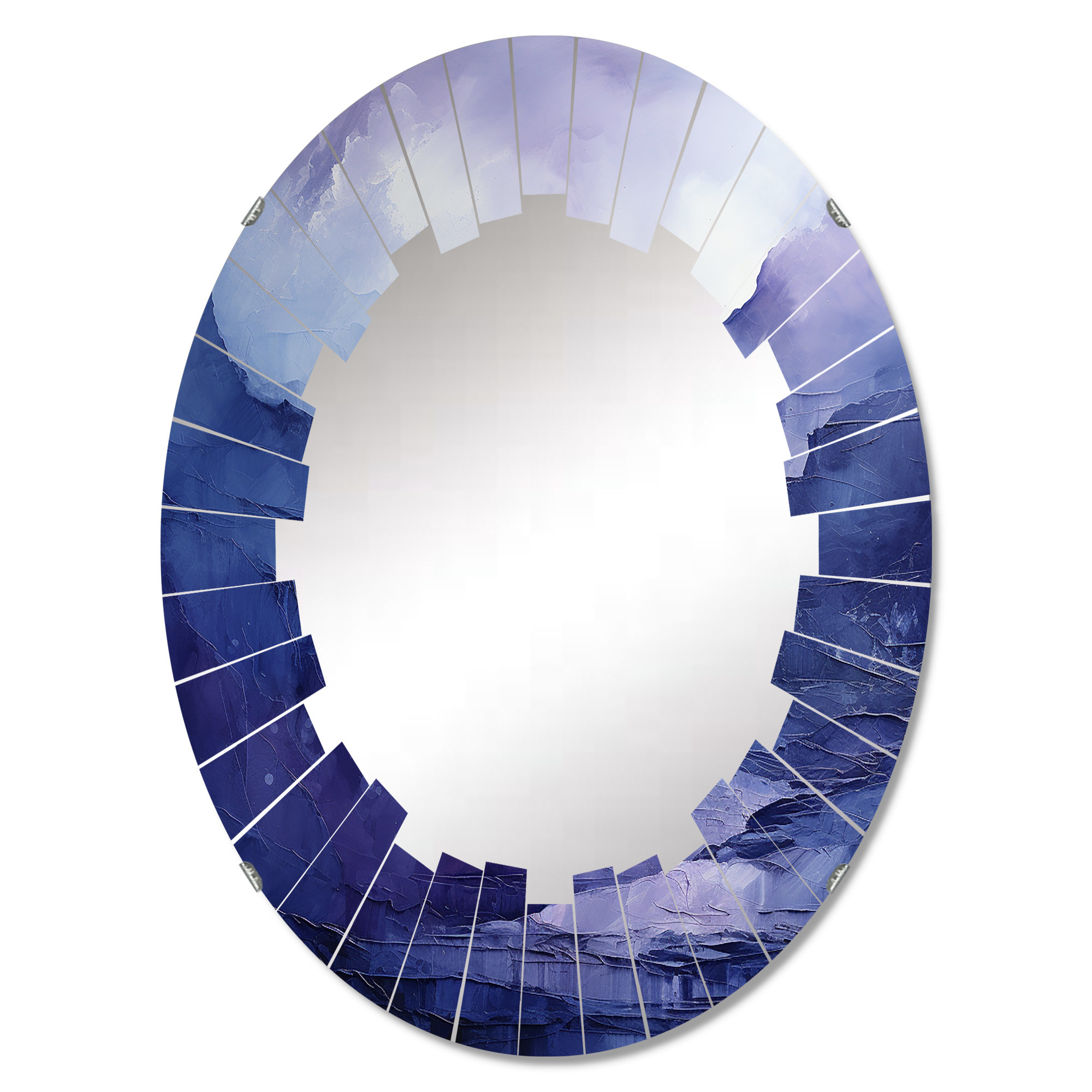 East Urban Home Barric - Modern Wall Mirror Oval | Wayfair