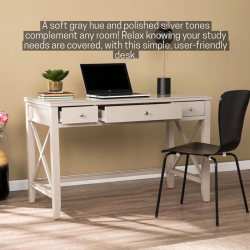 Three Posts™ Meansville Writing Desk & Reviews | Wayfair