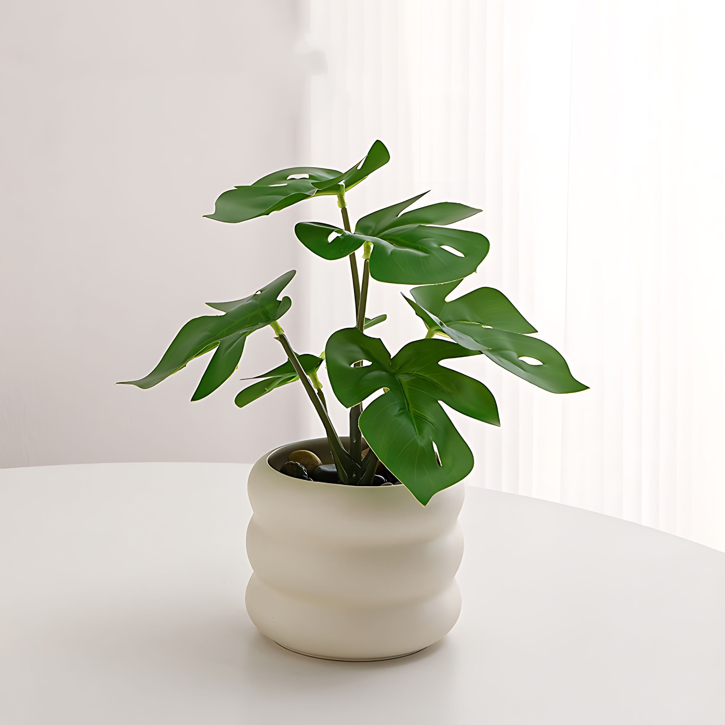 George Oliver Nordic Simulation Plant Desktop Bonsai Green Plant Bonsai ...