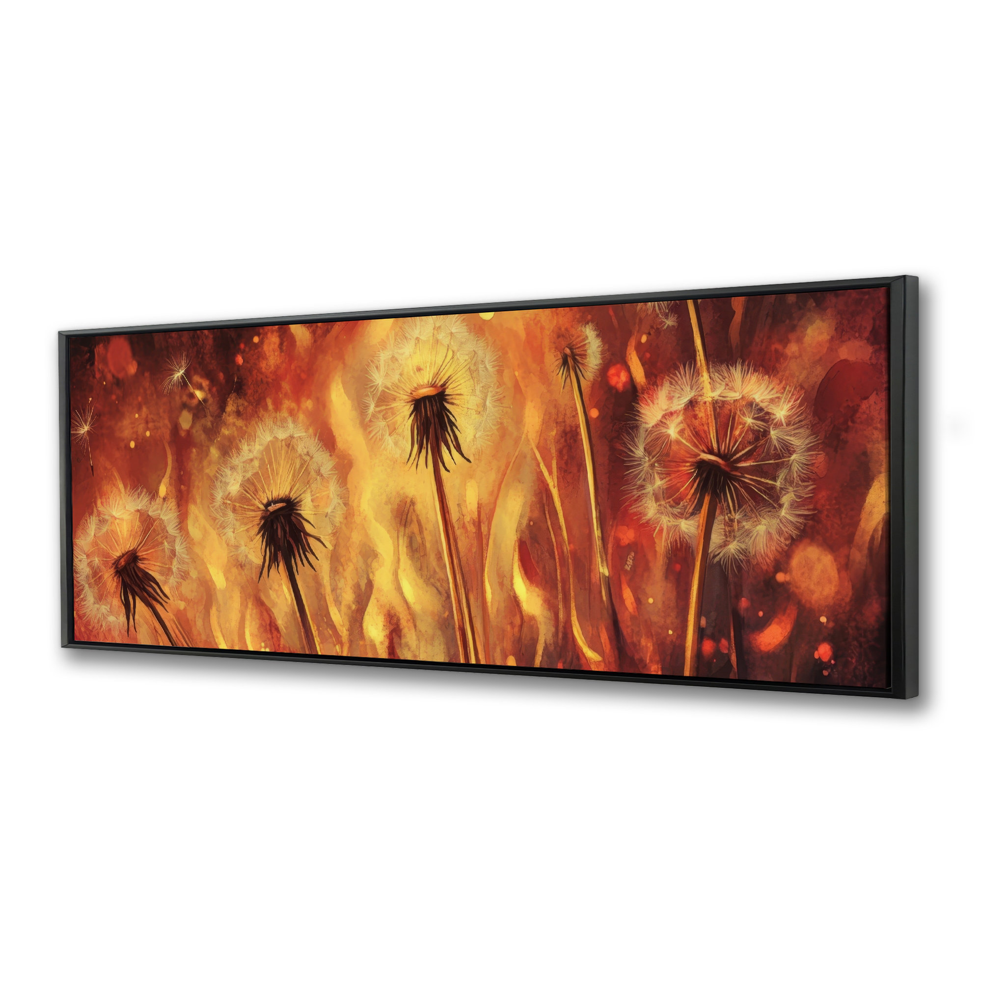 Red Barrel Studio® Dandy fire Framed canvas | Wayfair