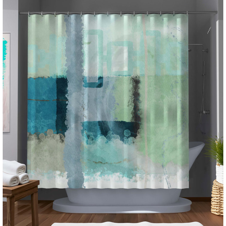 Bless international Terrific Go-ahead Designer Shower Curtain - Wayfair ...