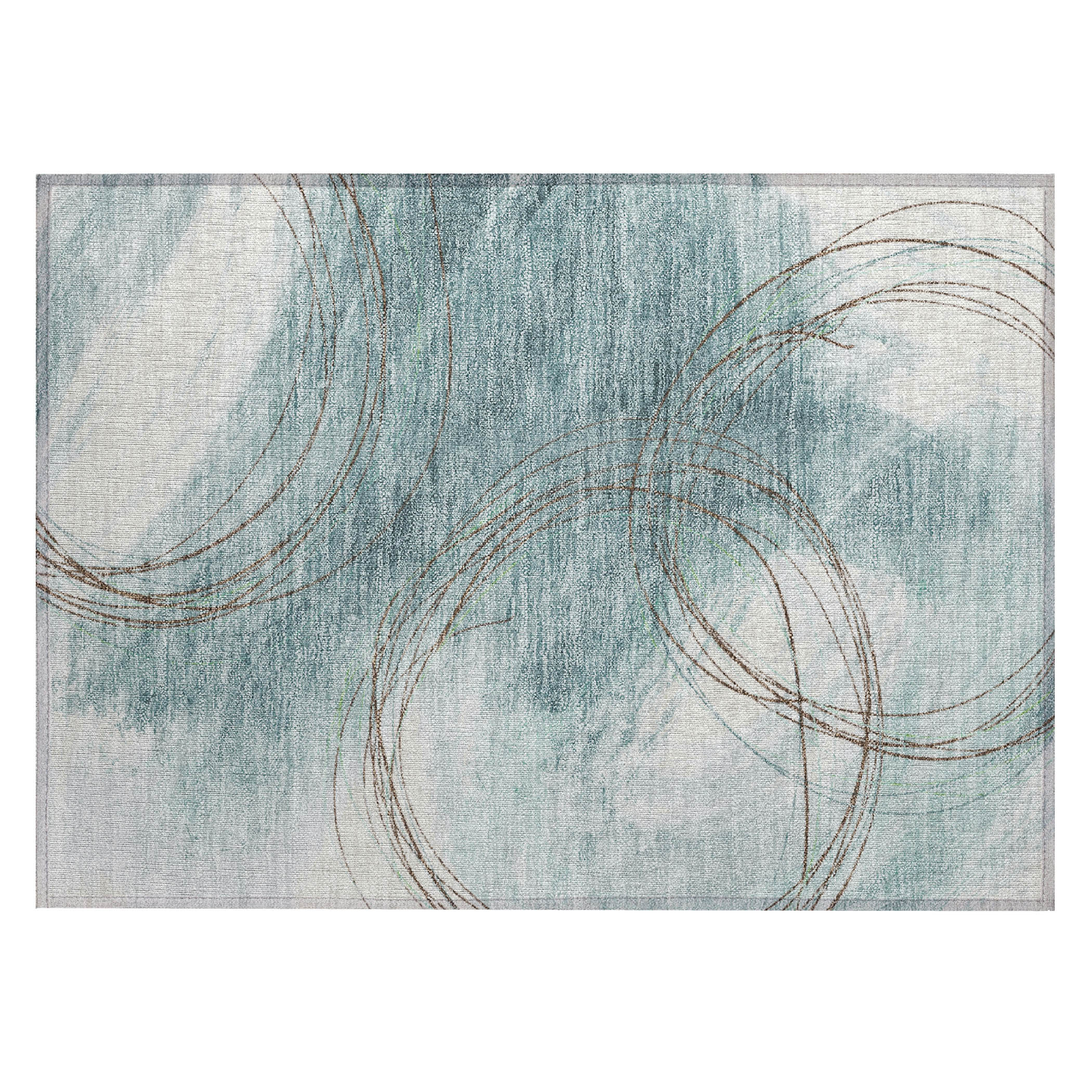 Orren Ellis Machine Washable Indoor/Outdoor Lanphear ACN2396 Abstract ...