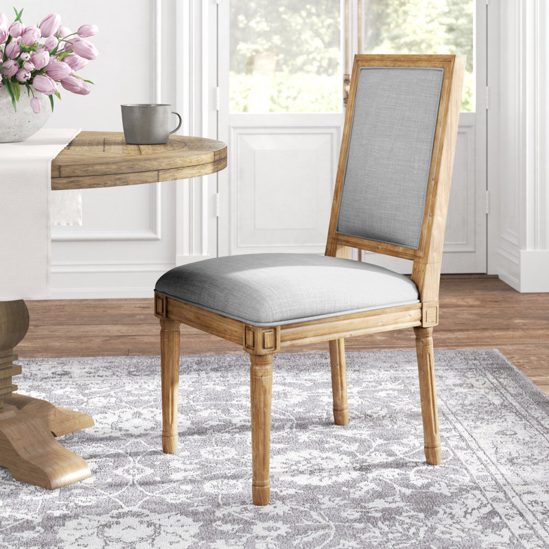 Kelly Clarkson Home Libretto Linen Solid Back Side Chair & Reviews ...