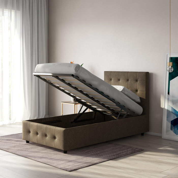 Brayden Studio® Morphis Upholstered Platform Storage Bed & Reviews ...