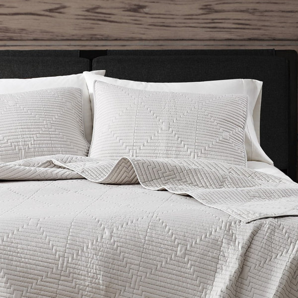 FRYE Ray Pick Stitch Embroidered Quilt Set & Reviews | Wayfair