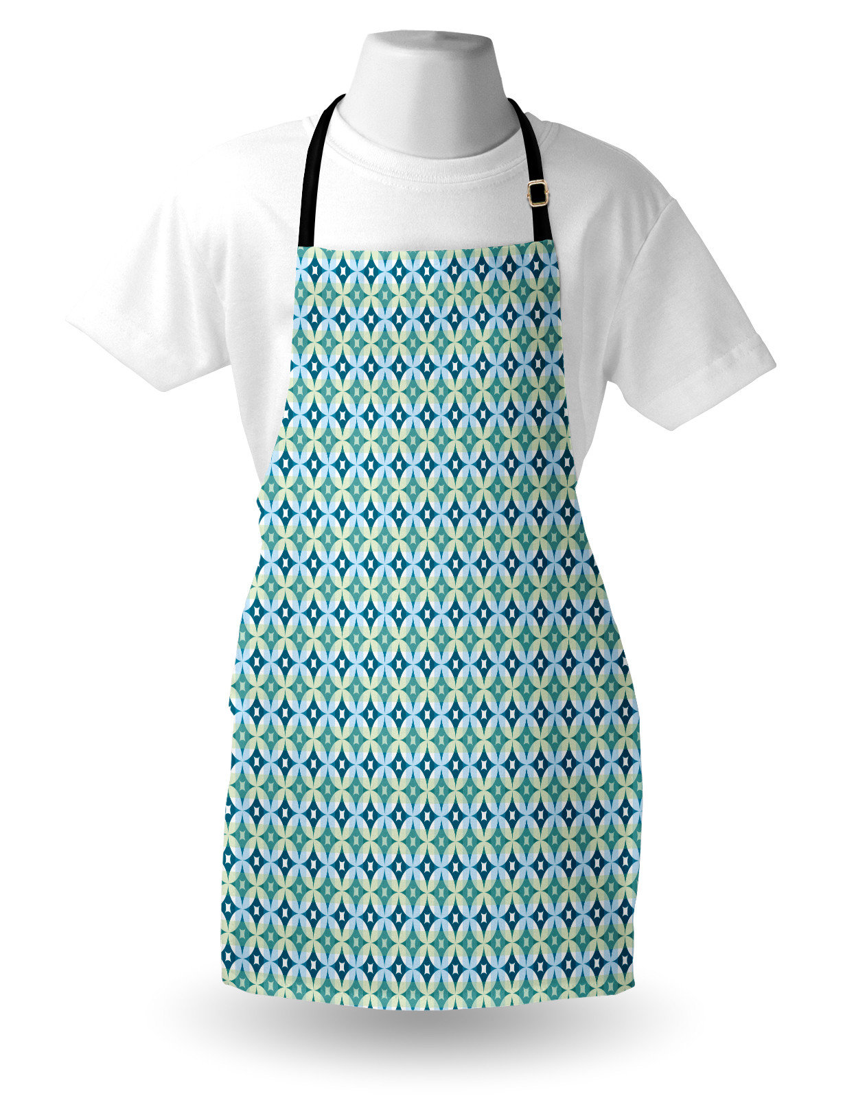 East Urban Home Geometric Shapes Shapes Bib Apron | Wayfair