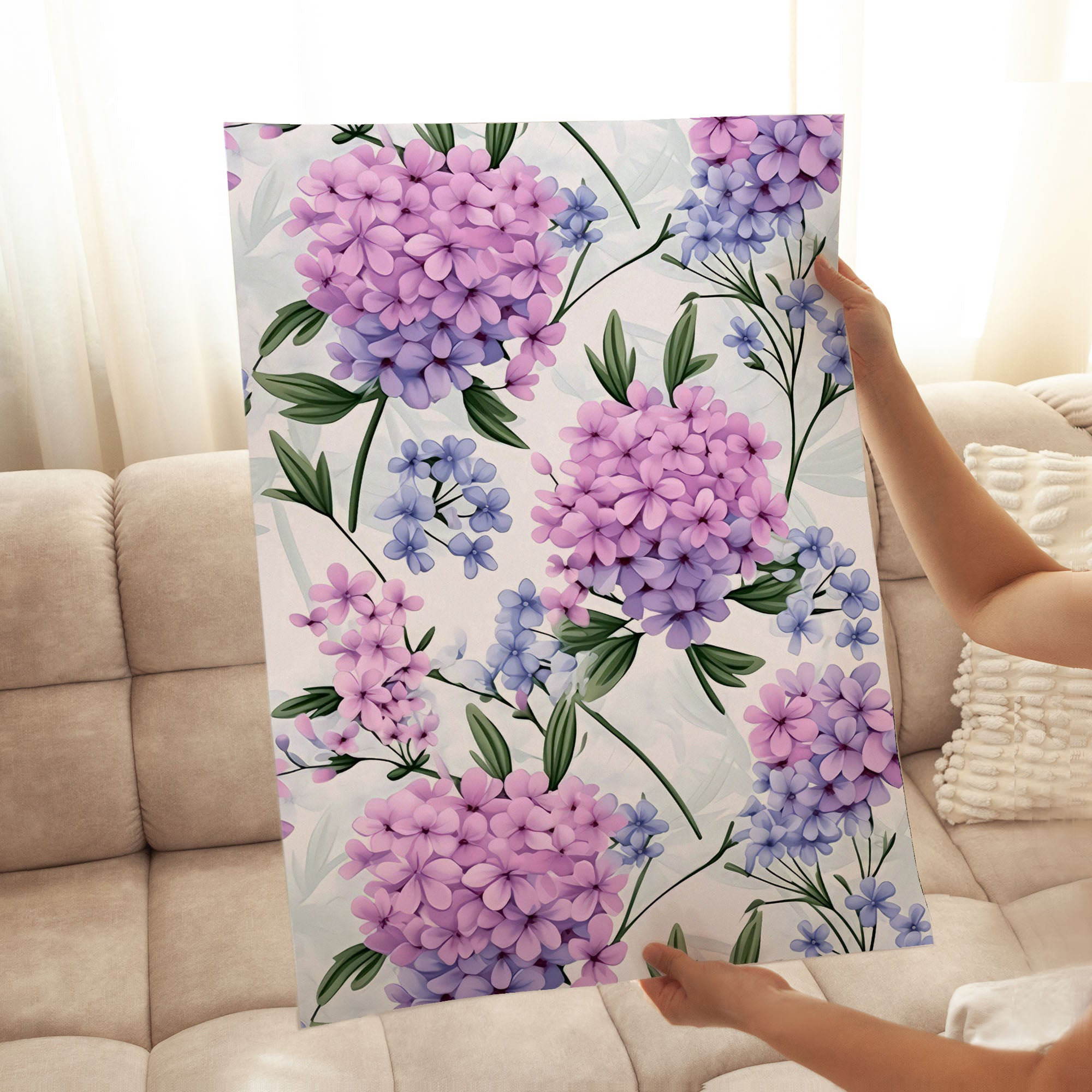 Winston Porter Floral Flower Symphony IX Modern Unframed Art Print | Wayfair