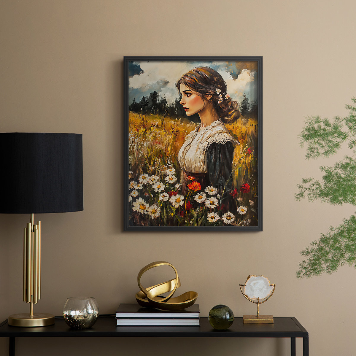 Fleur De Lis Living WOMEN Series CCLII -Premium Framed Print -Ready to ...