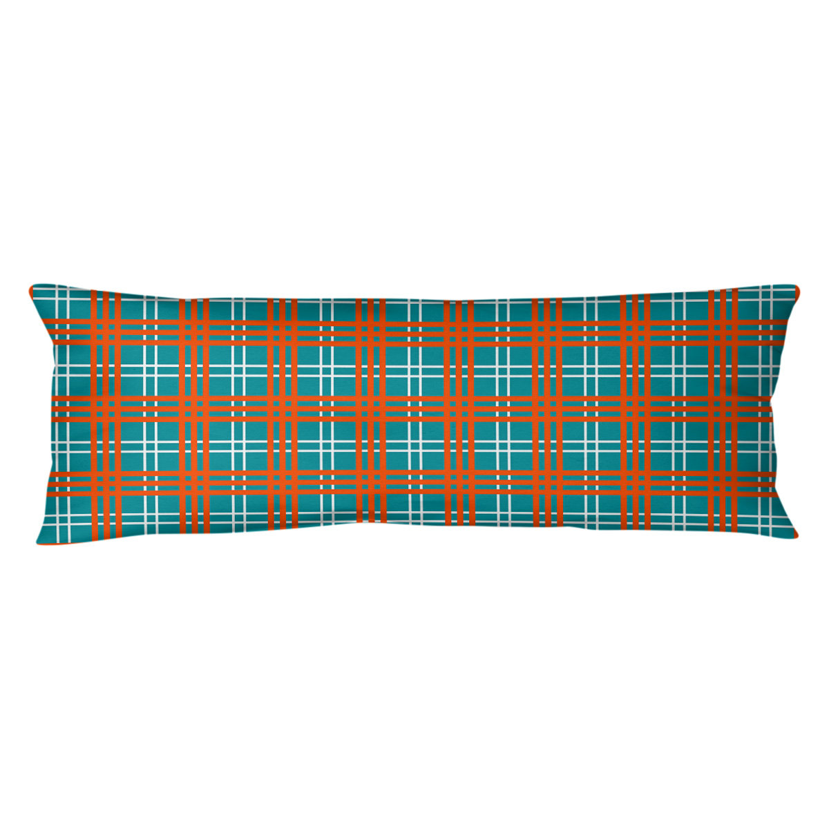 East Urban Home Miami Football Luxury Plaid Polyester Body Pillow ...