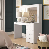 Best Makeup Vanities with reviews | Wayfair