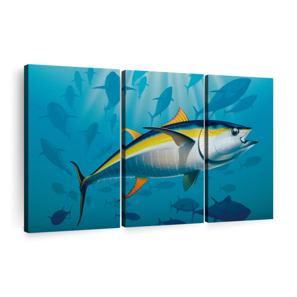 Elephant Stock " Shoal Of Yellowfin Tuna " on | Wayfair