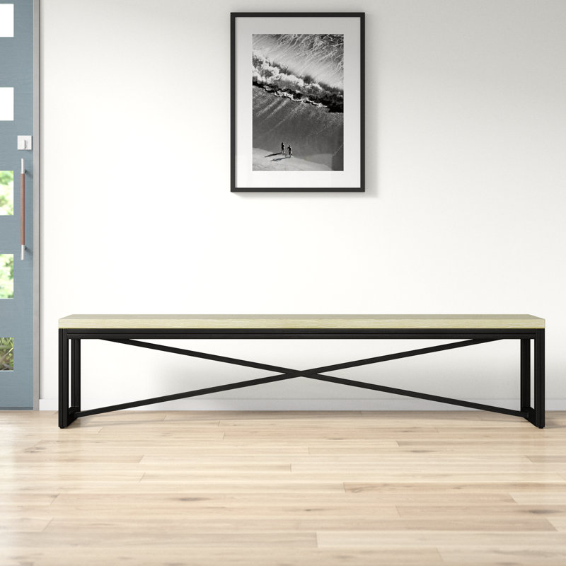 Wade Logan® Berkli Wood Bench | Wayfair