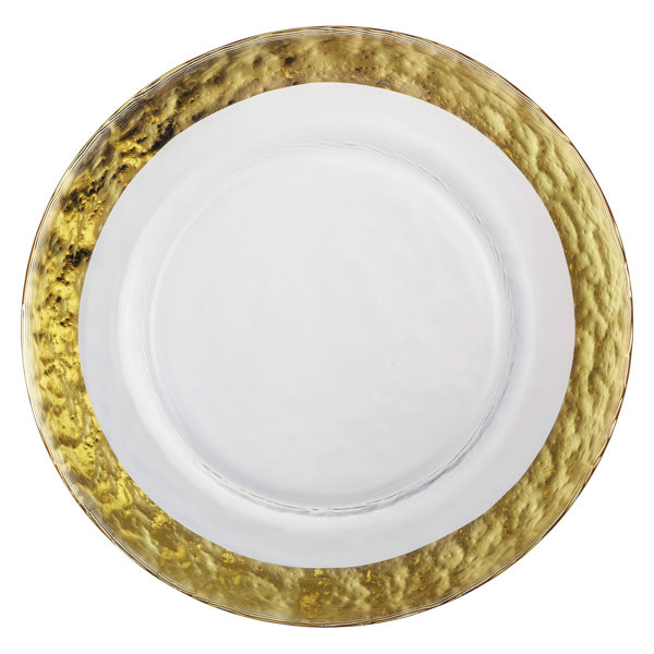 Fairmont Park Ajahnay 20cm Crystal Dinner Plate | Wayfair.co.uk