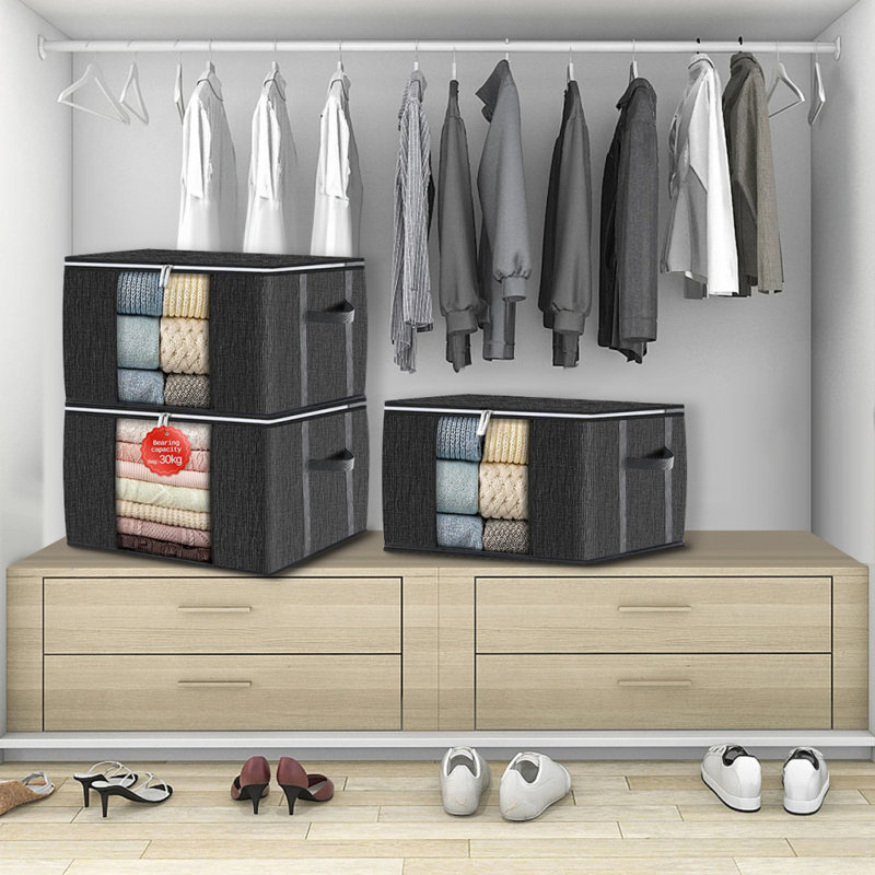 Rebrilliant Fabric Storage Bag Set & Reviews | Wayfair