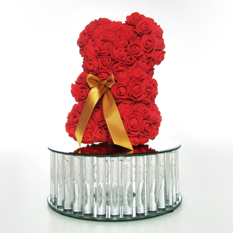 Wade Logan® Alameen Mirror Light Up Cake Stand | Wayfair