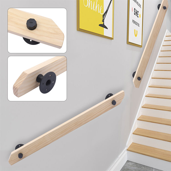 SUNYOU 3.15" x 39.37" x 1.18" Stair Hand Corridor Railing | Wayfair