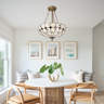 George Oliver 3 Light Dimmable Tiffany Style Stained Glass Pendant ...
