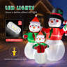 The Holiday Aisle® Emila Snowman Family Christmas Inflatable & Reviews ...