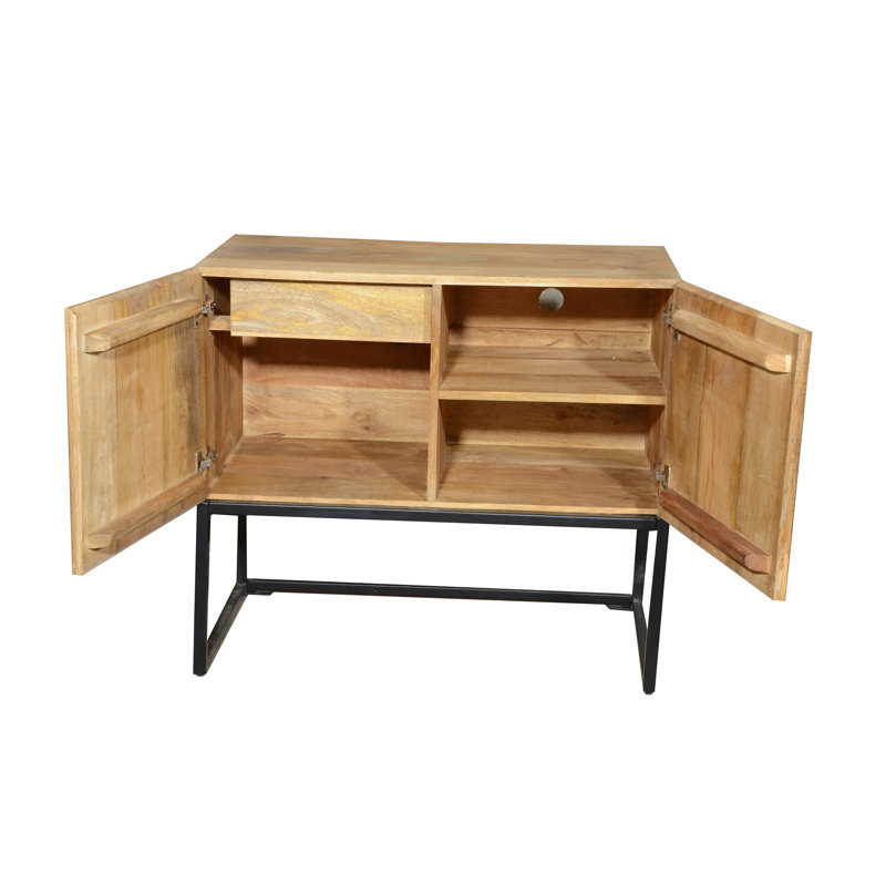Union Rustic Ailean 36" Wide 1 Drawer Mango Wood Buffet Table & Reviews ...