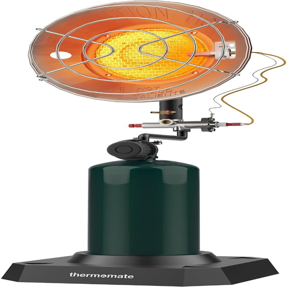 BUILTCO Thermomate Propane Single Tank Top Heater 15000BTU With Tip ...