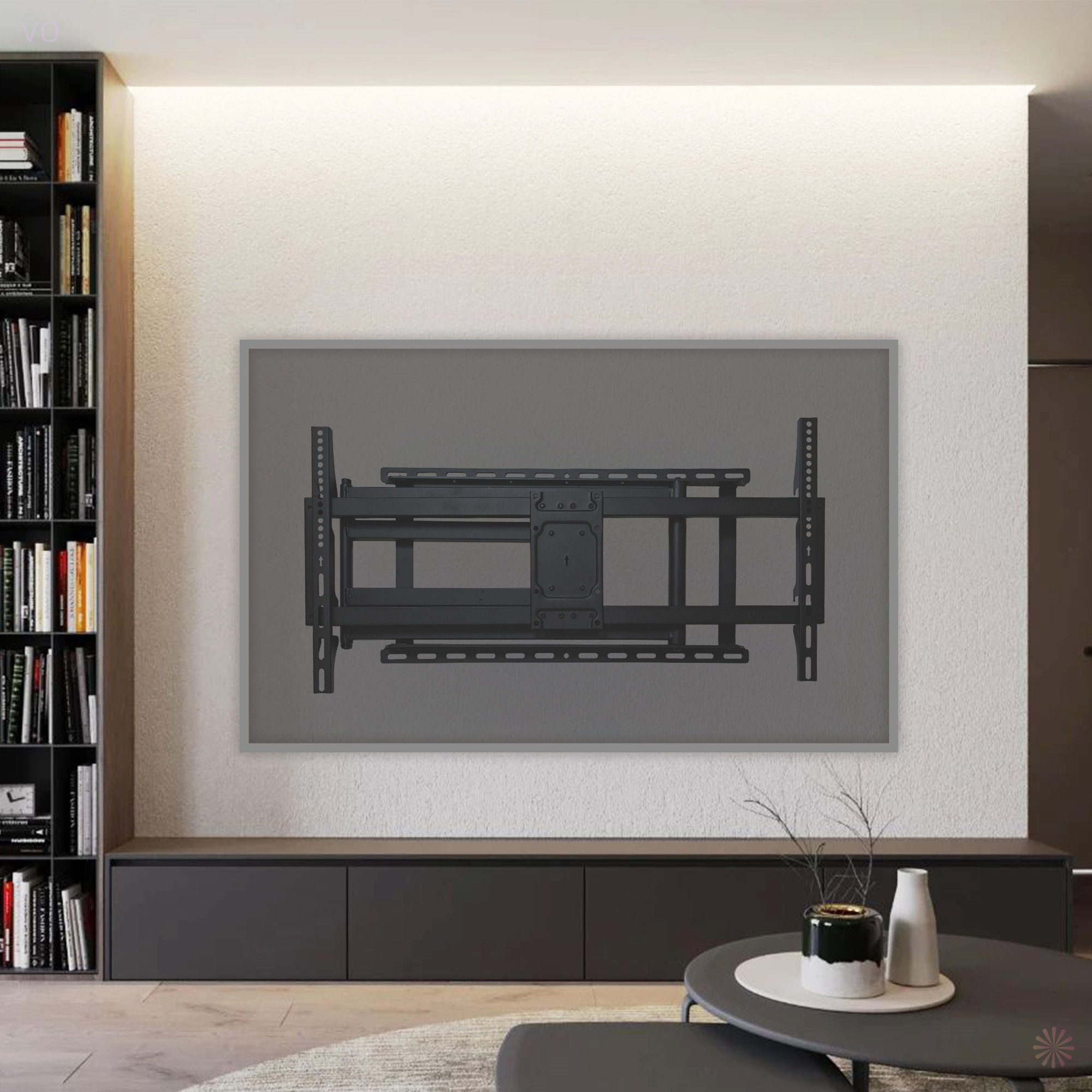 Symple Stuff TV Wall Mount Bracket, 40-120 Inch TV, With Rotation And ...