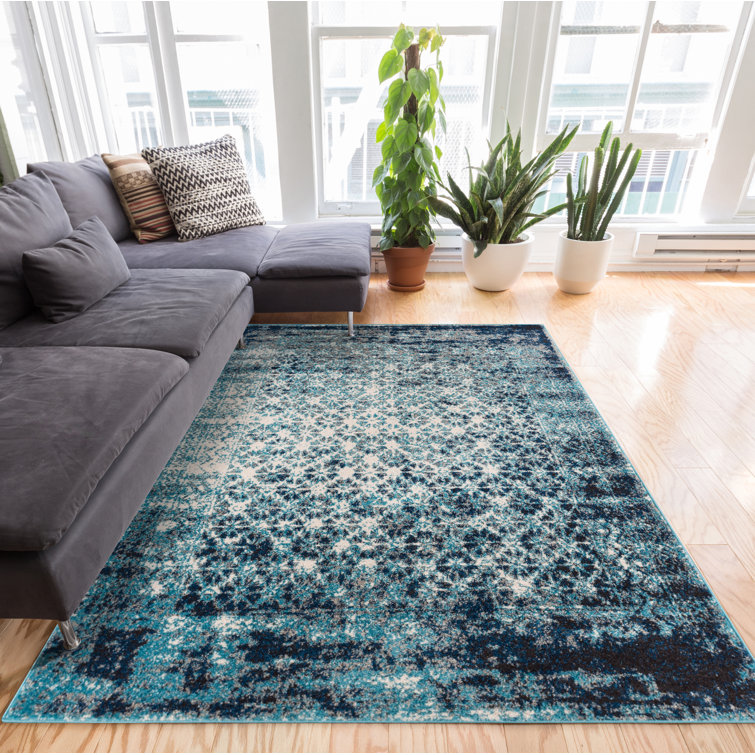 Well Woven Blue Rug & Reviews | Wayfair.co.uk