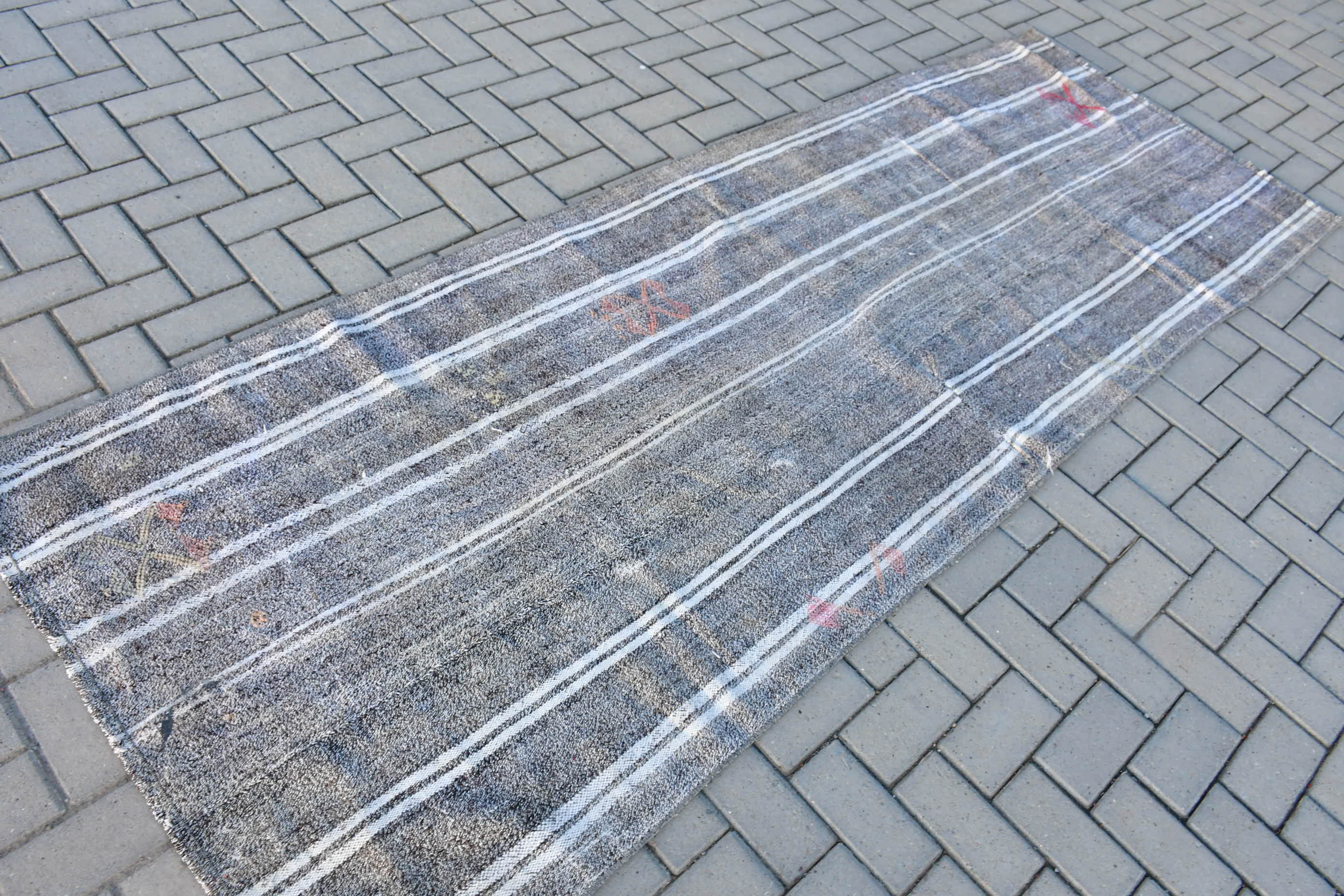 Williston Forge Handwoven Vintage Turkish Runner Rug Perfect for ...