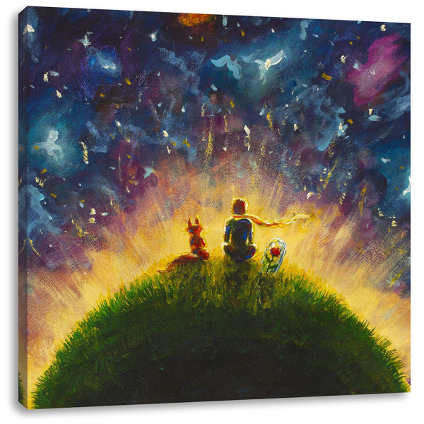 Happy Larry The Little Prince - Wrapped Canvas Painting Print | Wayfair ...