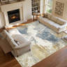 Wrought Studio™ Abstract Area Rug Modern Art Carpet, Stain-Resistant ...