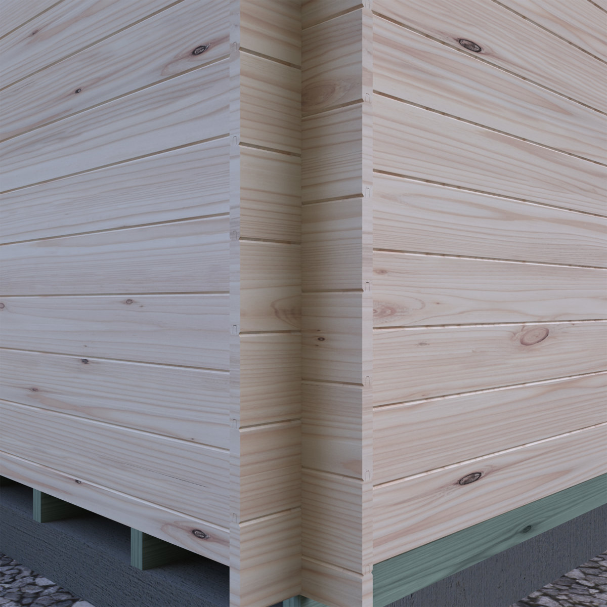 Shire GB Elm Log Cabin 10 ft x 14 ft | Wayfair.co.uk