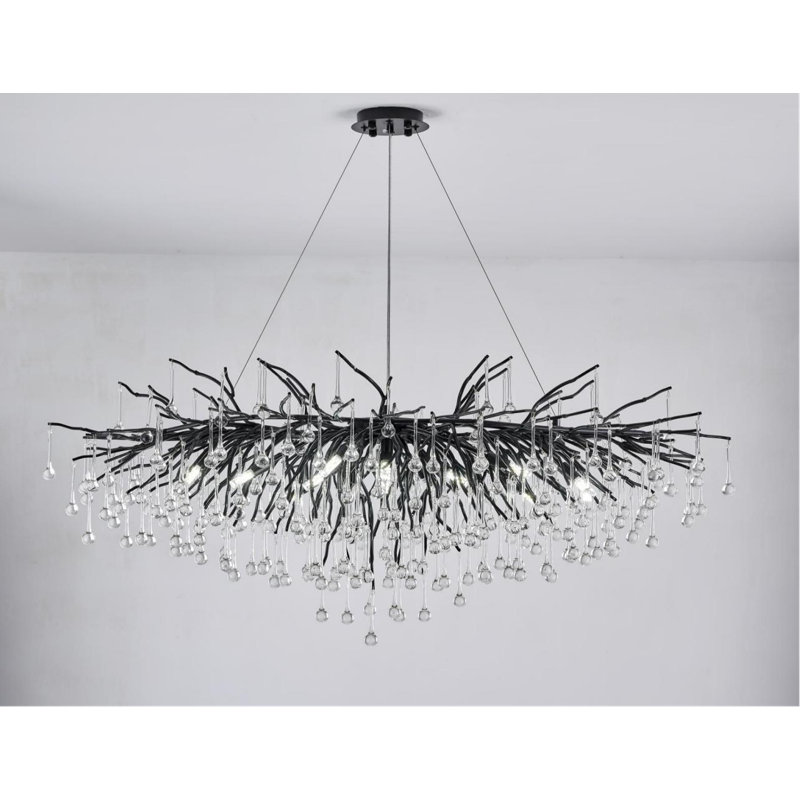 Akari Lanterns Akari Tree Branch Teardrop Chandelier Lighting, L48 ...