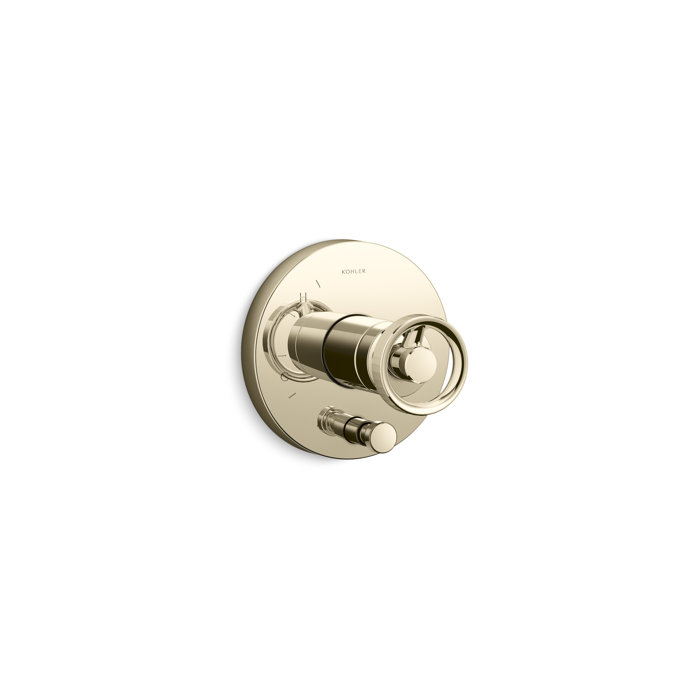 Kohler Components Rite-Temp Valve Trim With Push-Button Diverter And ...