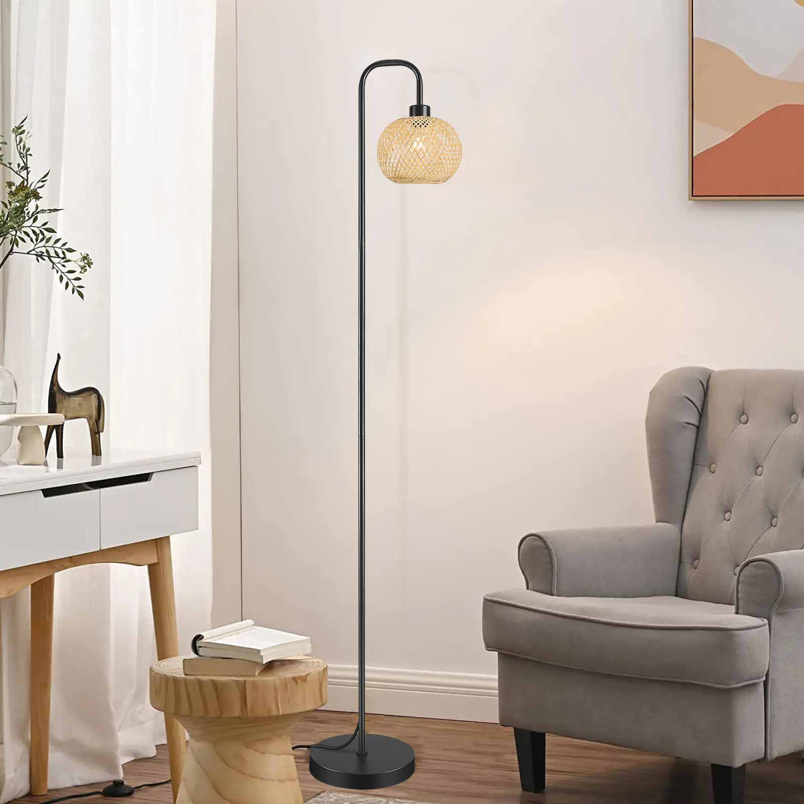 Bay Isle Home Waukomis 62'' Metal Task Floor Lamp - Wayfair Canada