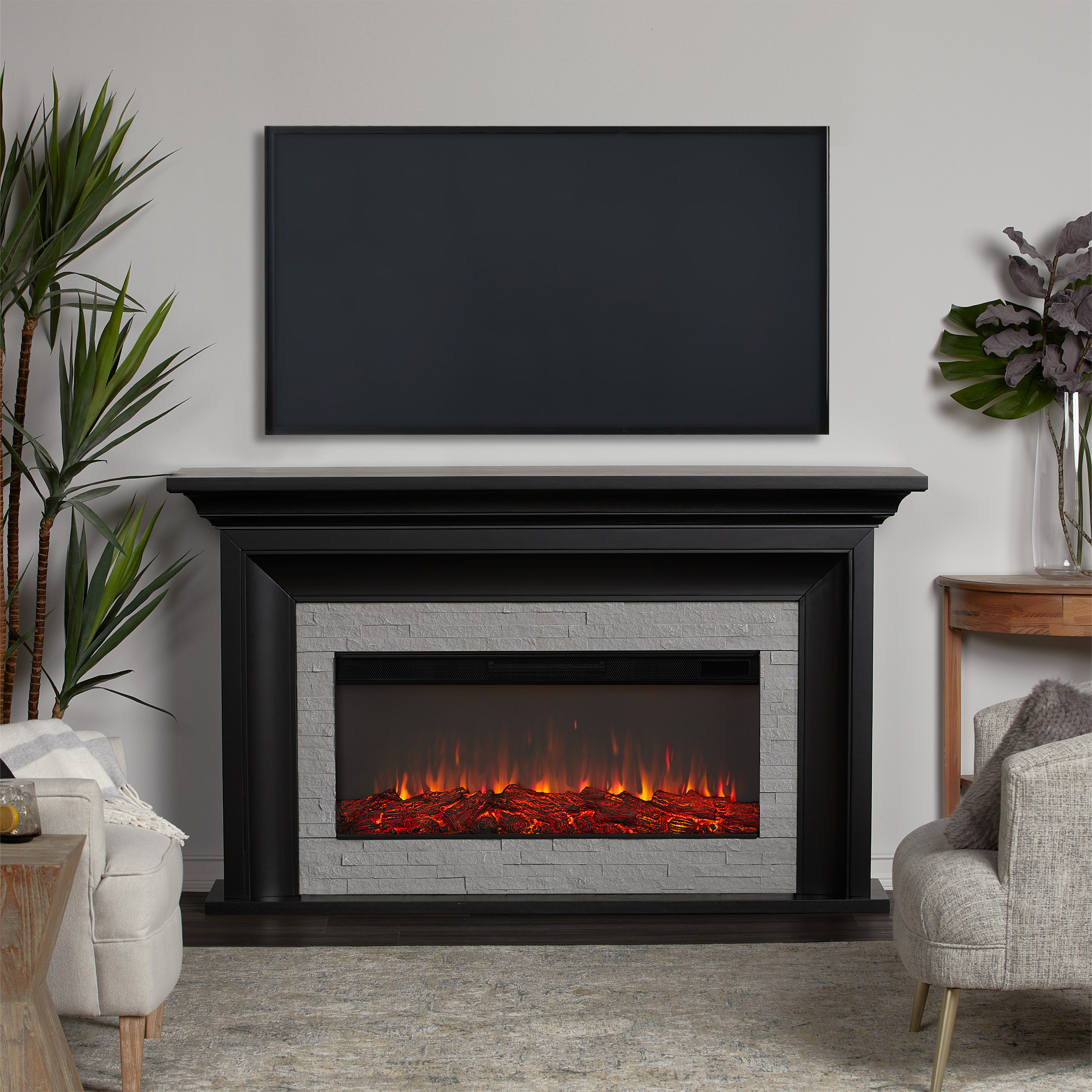 Real Flame Sonia 69" Landscape Electric Fireplace by Real Flame ...