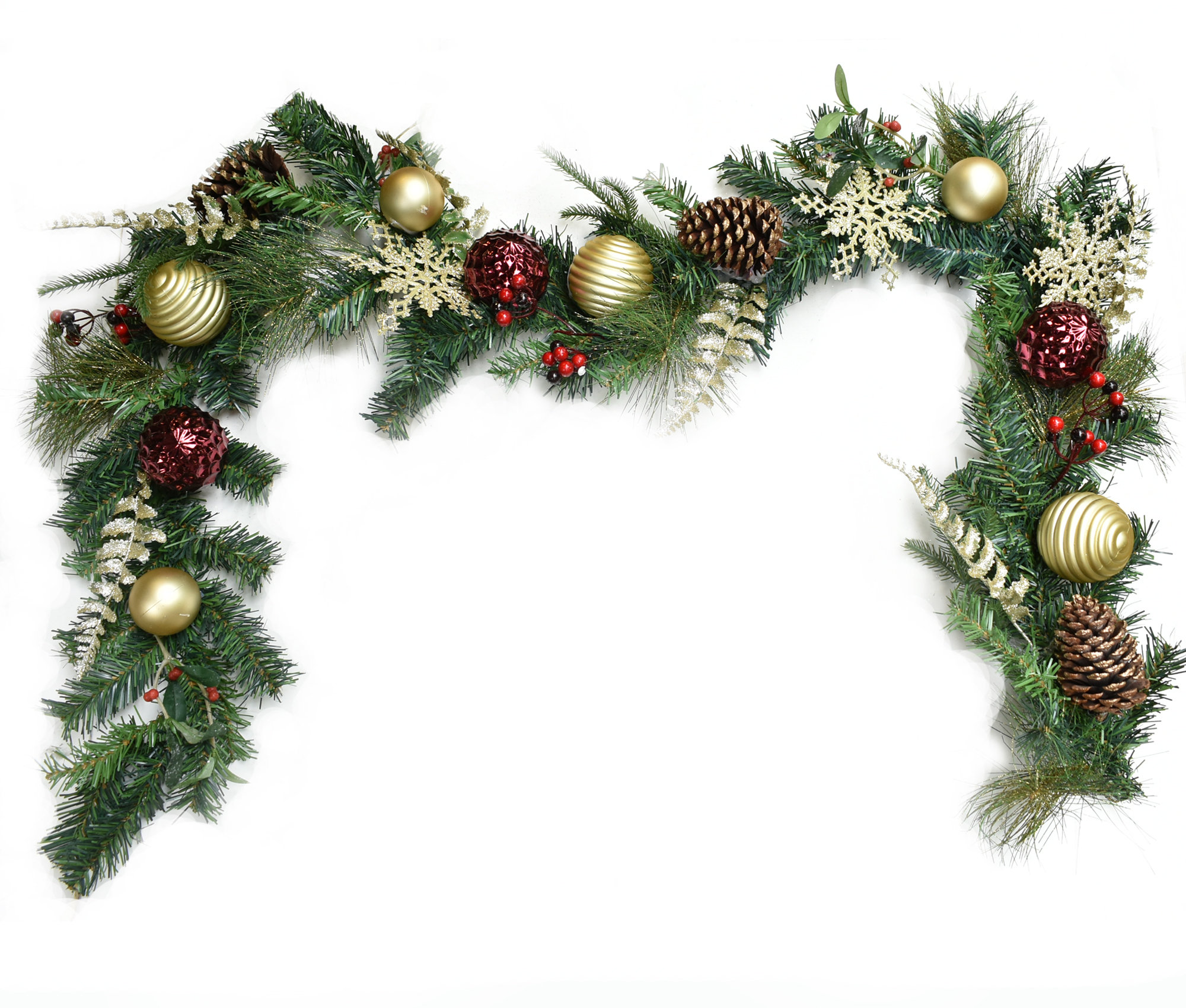 The Holiday Aisle® 6' Garland | Wayfair