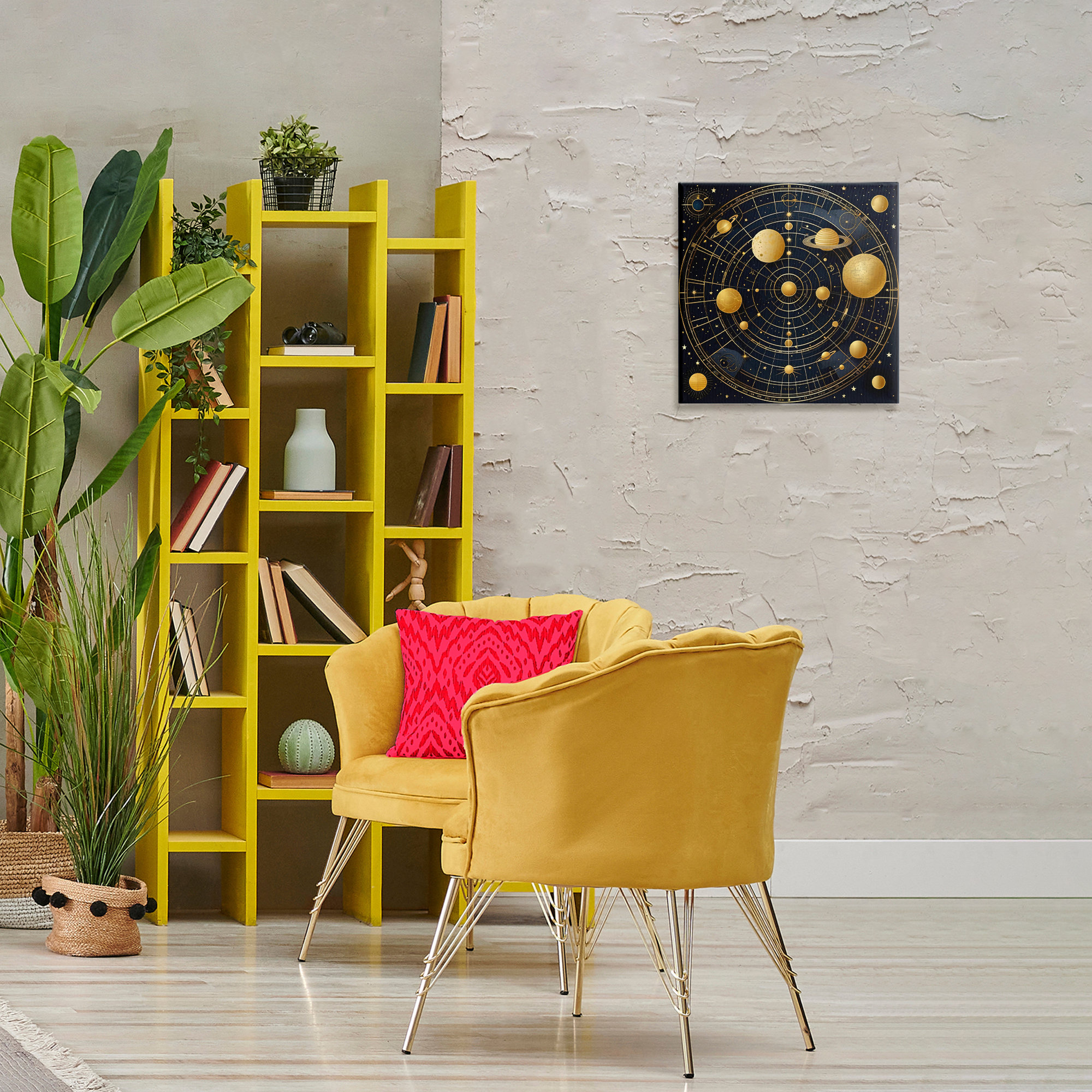 George Oliver Astral Planets in Solar System Canvas, design by Tabz ...