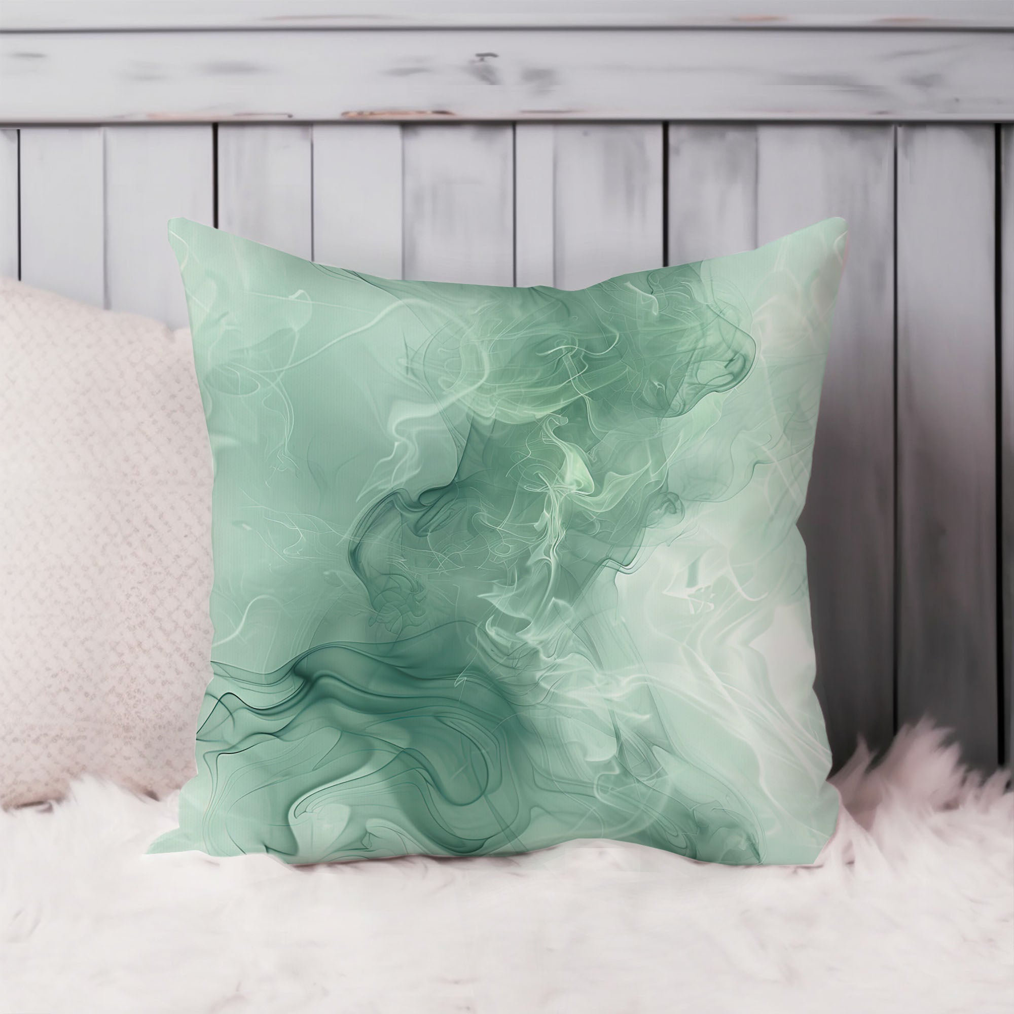 Ethan Taylor Abstract Green Myst VI Modern | Wayfair