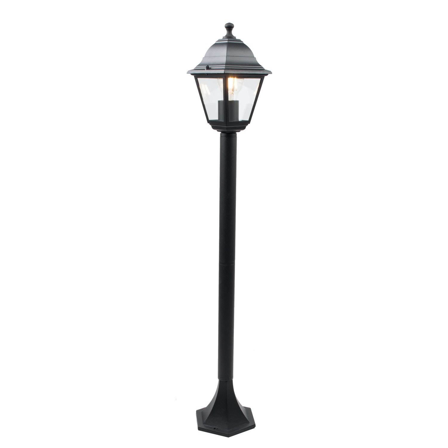 Marlow Home Co. Adylen Black 23Cm H Hardwired Lamp Post | Wayfair.co.uk