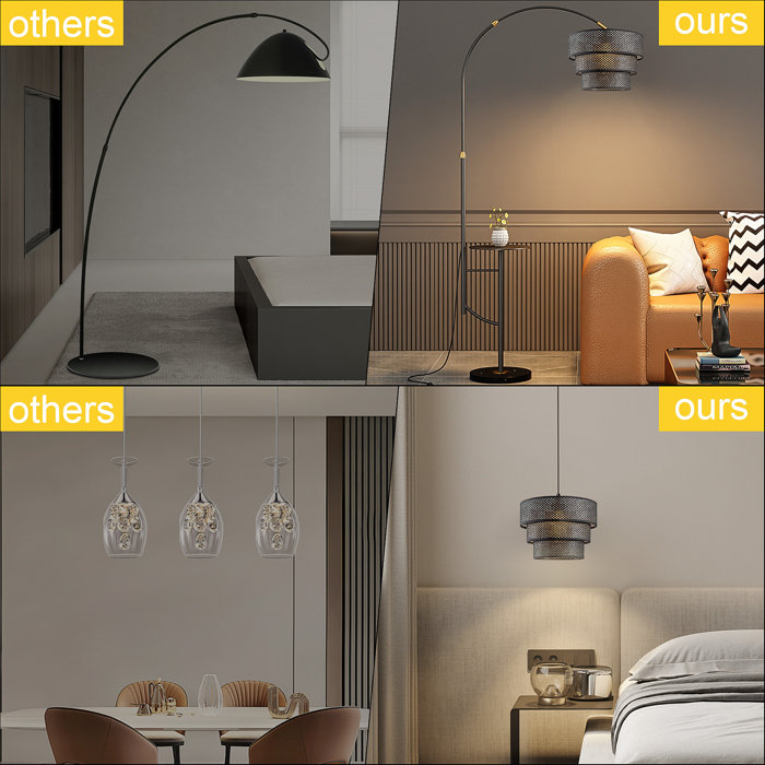 Bay Isle Home Diameter 12.2" Lamp Shades for Floor Lamps Pendant Light ...