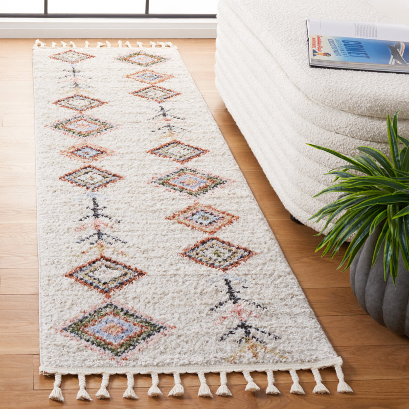 Bungalow Rose Chapel Performance Geometric Rug | Wayfair