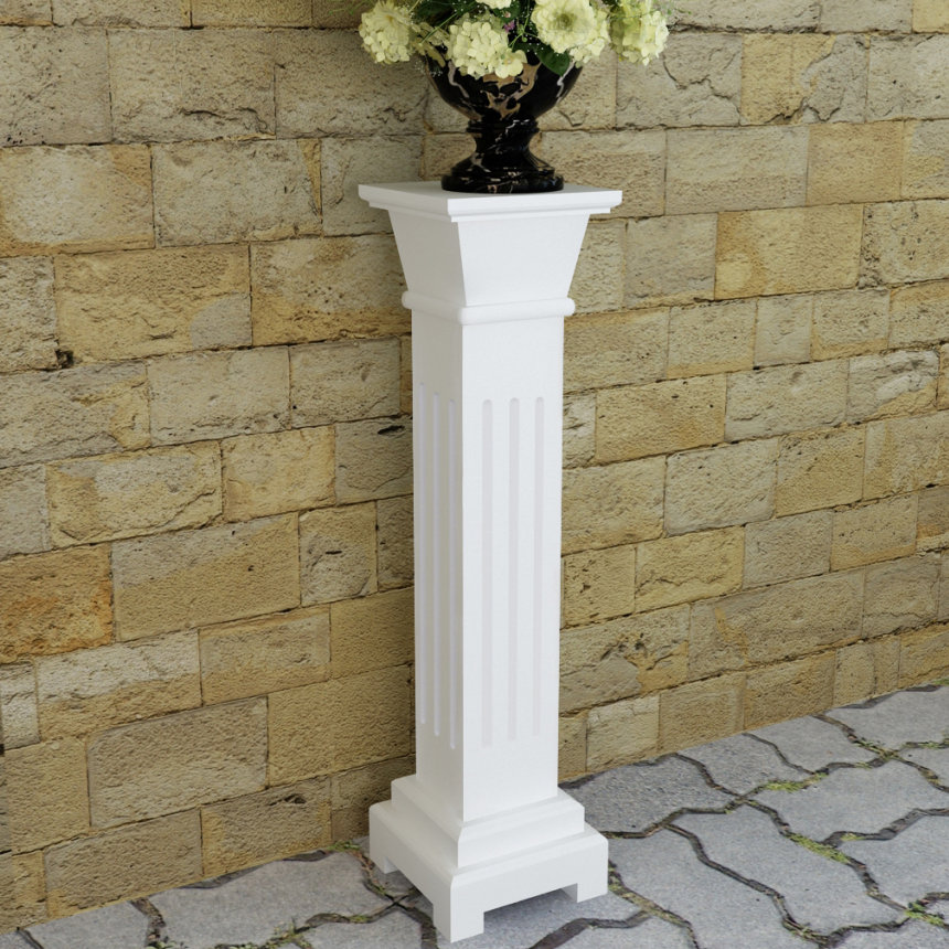 Alcott Hill Classic Square Pillar Plant Stand MDF & Reviews - Wayfair ...