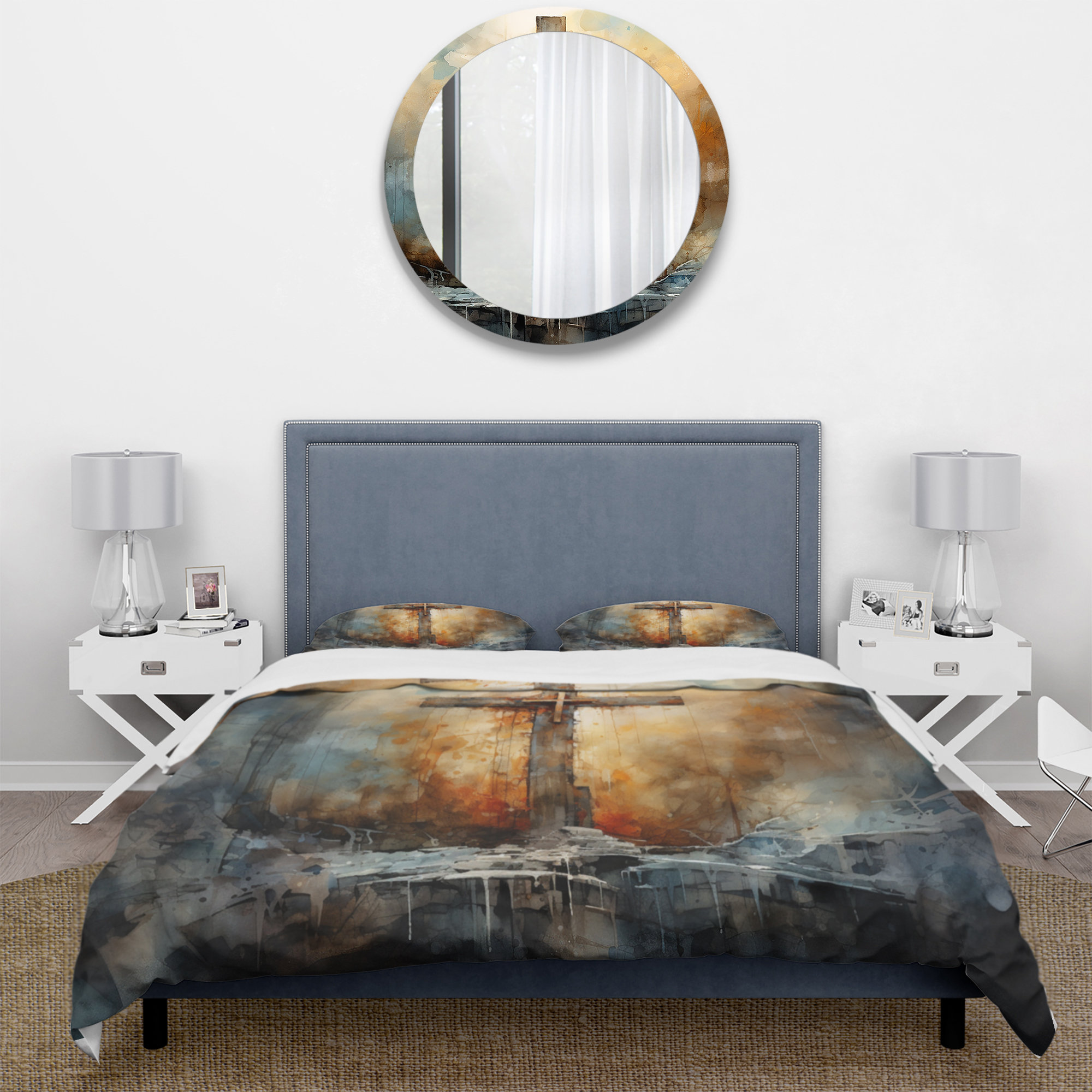 Design Art Cross A Powerful Symbol - Symbols Duvet Cover Set ...
