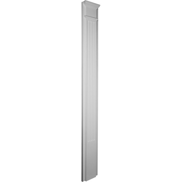 PCI Enterprises Fluted Pilaster with Attached Plinth & Reviews ...