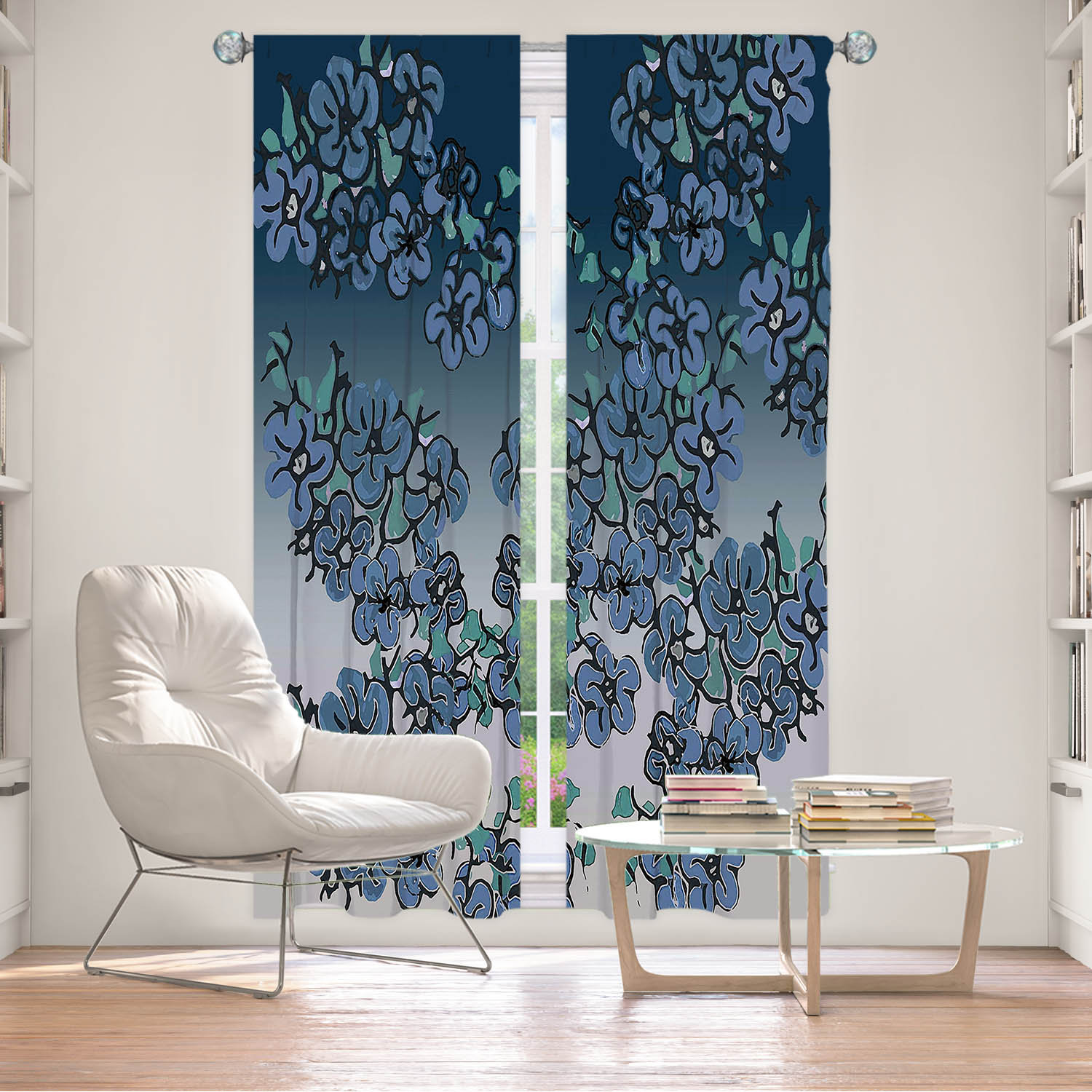 East Urban Home Glain Polyester Room Darkening Filters Out Most Light ...