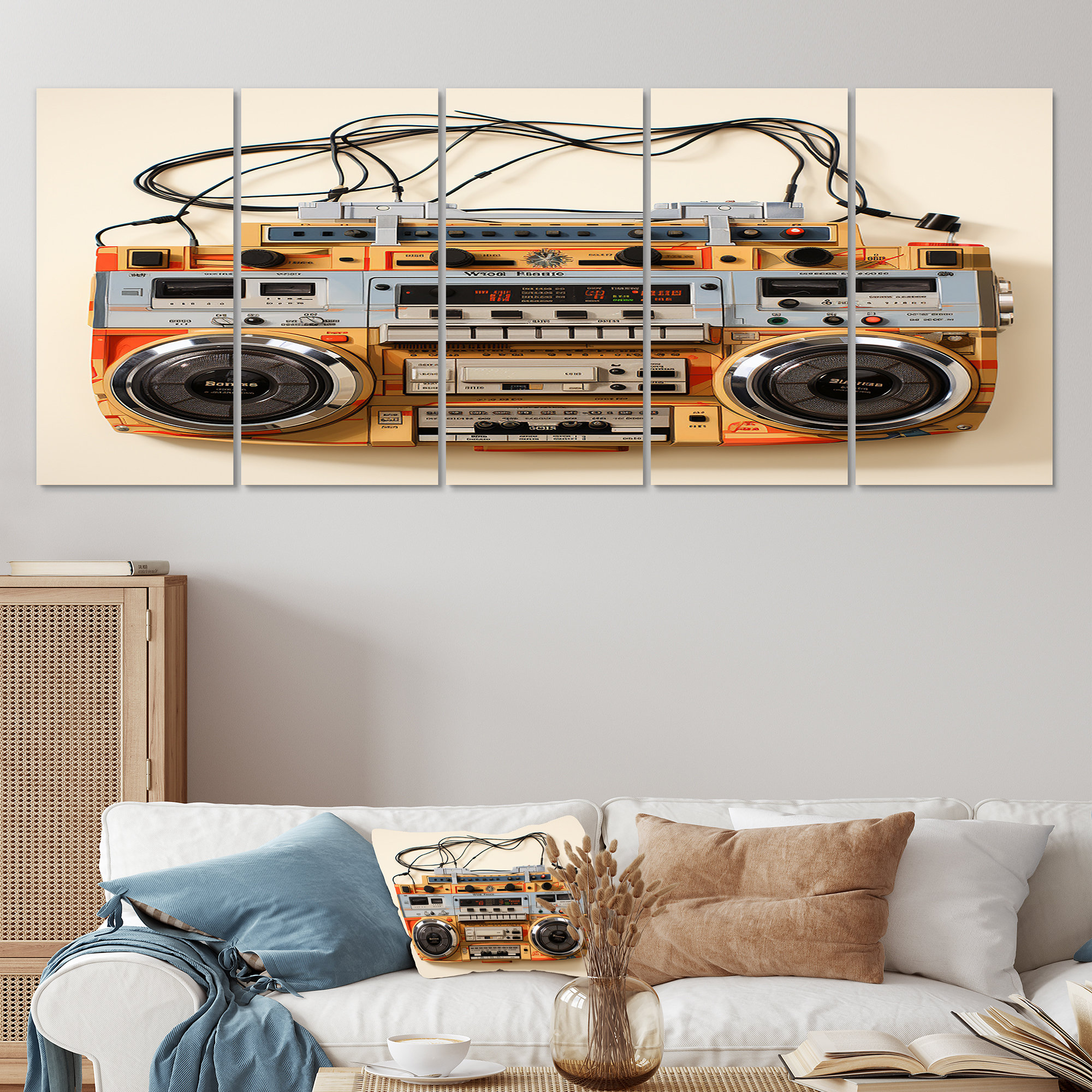 Design Art Vintage Radio Beautiful Memories - Turntables & Boom Boxes ...