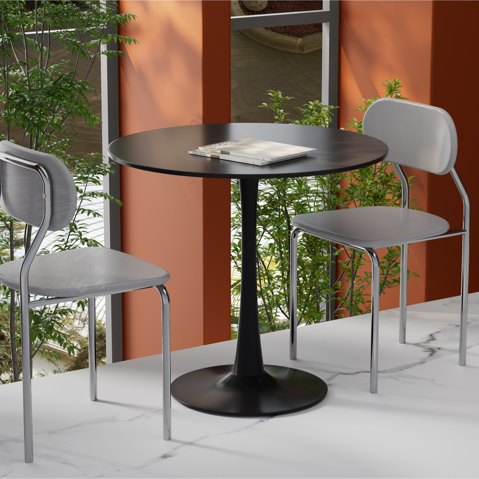 George Oliver Mdf Round Coffee Table For Living Room Dining Room | Wayfair